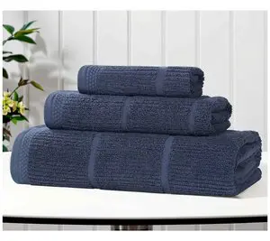 SUPERIOR Milo Cotton Blend Solid 3-piece Towel Et