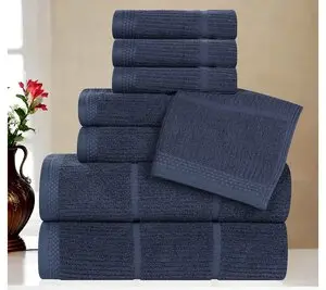 SUPERIOR Milo Cotton Blend Solid 8-piece Towel Et