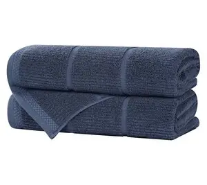 SUPERIOR Milo Cotton Blend Solid Bath Towel Set - One-color