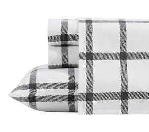 Eddie Bauer Bunkhouse Plaid Beige Cotton Full S Heet Set - One-color