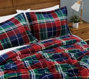 TRULY SOFT Cuddle Warmth Ivan Plaid Full/queen Comforter Set