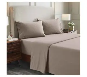 SUPERIOR Rome Flannel Solid Sheet Set, King