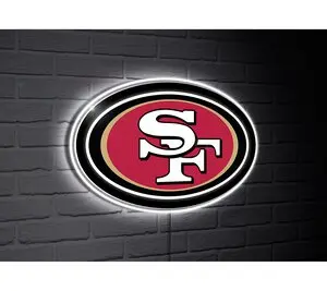 EVERGREEN Nfl Led Official Logo Shaped Lit Wall Sign - One-color