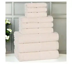 SUPERIOR Mile Cotton Blend Solid 9-piece Towel Et