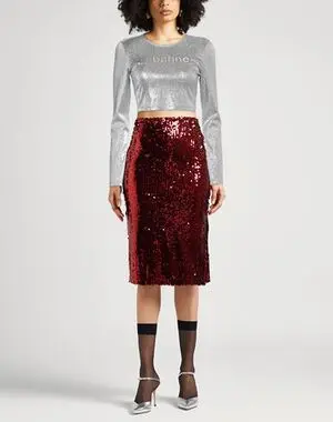 Rabanne Jersey Metallic Crop Top