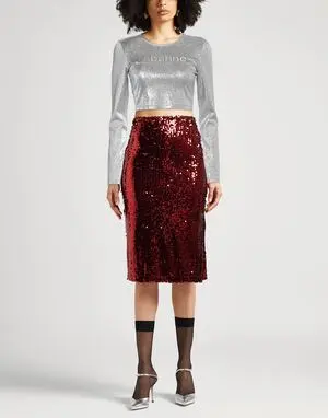 Rabanne Jersey Metallic Crop Top