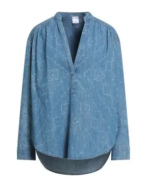 Pinko Denim Top In Cotton