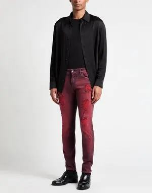 Dolce & Gabbana Cotton Tapered Jeans - Red