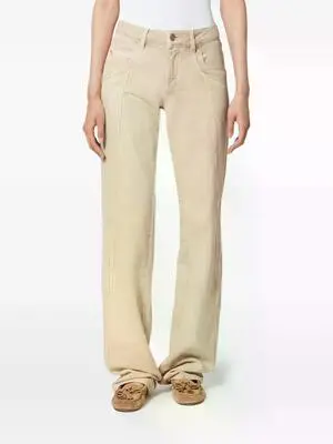 MARANT ETOILE Jaylis Five-pocket Jeans - Neutrals