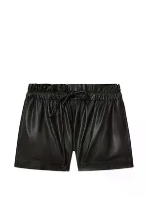 MARANT ETOILE Naline Ruffled Shorts - Black