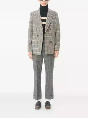Valentino Garavani Double-breasted Check-pattern Blazer