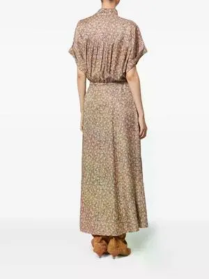 Isabel Marant Étoile Ansley Floral Maxi Dress - Brown