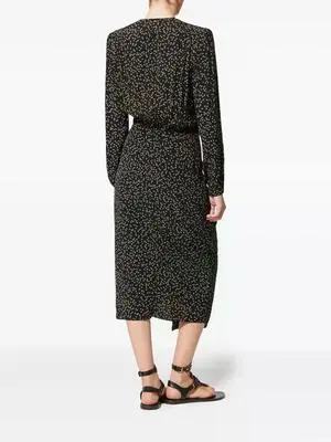 MARANT ETOILE Daylia Printed Midi Dress