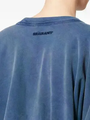 MARANT ETOILE Sauria Embroidered Sweatshirt - Blue