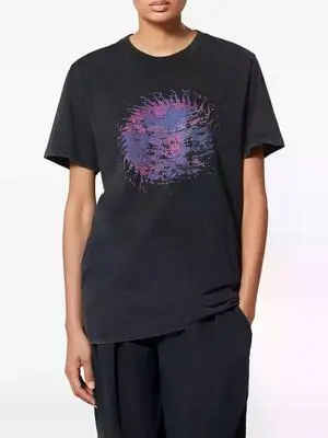 MARANT ETOILE Zoeline Graphic T-shirt - Black