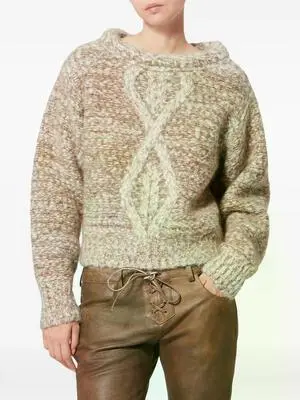 Isabel Marant Étoile Dorota Cable-knit Sweater - Neutrals