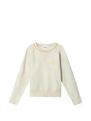 MARANT ETOILE Loriby Logo Sweater - Neutrals