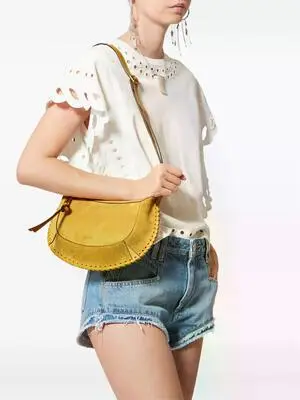 Isabel Marant Oskan Moon Leather Shoulder Bag
