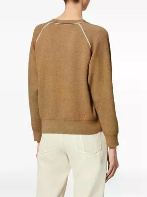 MARANT ETOILE Loriby Logo Sweater - Brown