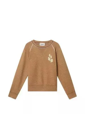 MARANT ETOILE Loriby Logo Sweater - Brown