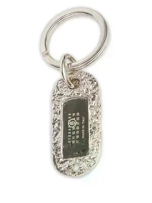MAISON MARGIELA Foil Keyring - Silver