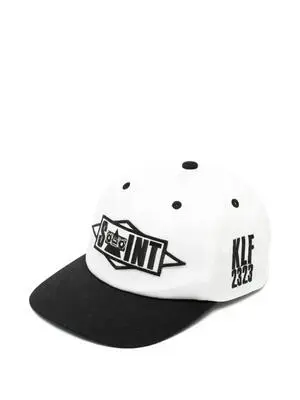 SAINT MXXXXXX Logo-embroidered Cap - White