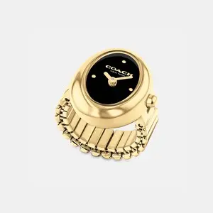 COACH Sammy Ring Watch - Gold