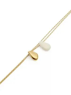 Isabel Marant Étoile Tone Buffalo Bone Drop Pendant Necklace