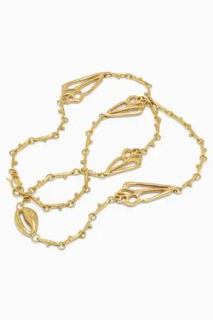 Ulla Johnson Shell Charm Long Necklace