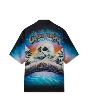 Casablanca La Prémonition Short Sleeve Silk Shirt - Multicolor
