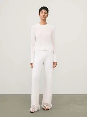 LISA YANG The Solene Sweater - Cream