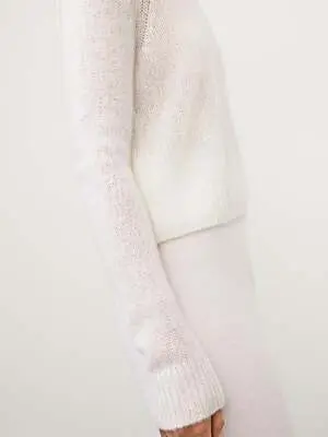 LISA YANG The Solene Sweater - Cream