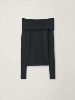 LISA YANG STORE The Claudina Top - Noir