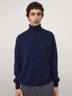 LISA YANG Faron Cashmere Sweater - Navy
