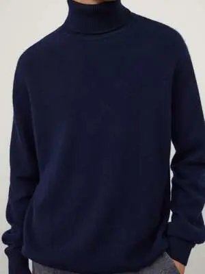 LISA YANG Faron Cashmere Sweater - Navy