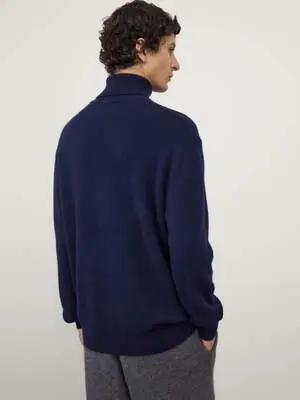 LISA YANG Faron Cashmere Sweater - Navy