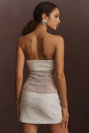 Ila Lisa Strapless Sequin Mini Dress