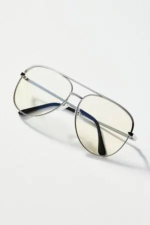 A.J. MORGAN Metal Aviator Readers - Silver