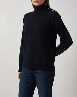 BY MALENE BIRGER Wool Knit Turtleneck Sweater