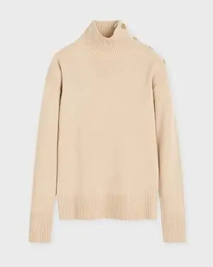BY MALENE BIRGER Wool Knit Turtleneck Sweater