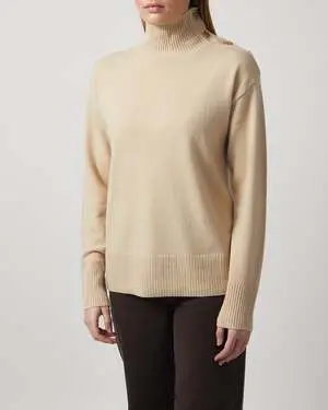 BY MALENE BIRGER Wool Knit Turtleneck Sweater