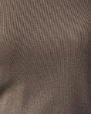 BY MALENE BIRGER Fritha Lyocell Long Sleeve T-shirt - Chocolate