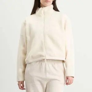 SKIMS Teddy Sherpa Zip Up - Ecru