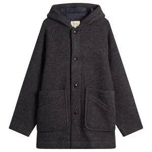 Folk Hooded Car Coat