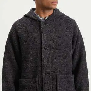 Folk Hooded Car Coat