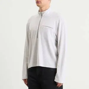 MKI MIYUKI ZOKU Towelling Quarter Zip