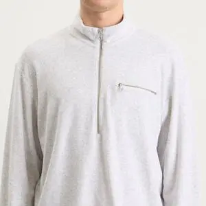 MKI MIYUKI ZOKU Towelling Quarter Zip