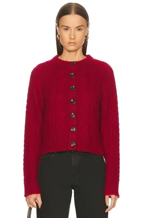 RE/DONE Cable Knit Cardigan