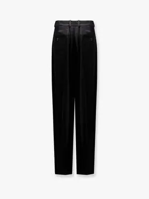 TOTEME Satin Wide Leg Trousers