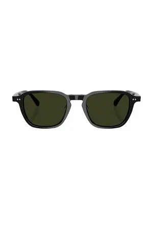 Oliver Spencer Square Sunglasses - Black